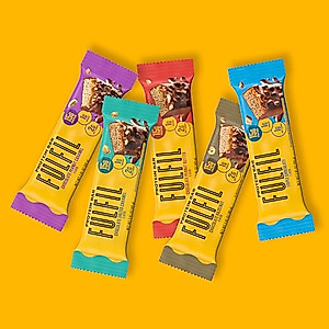 FULFIL Protein Snack Bars, Chocolate Hazelnut, 15g Protein, Pantry Staples, 12 Count