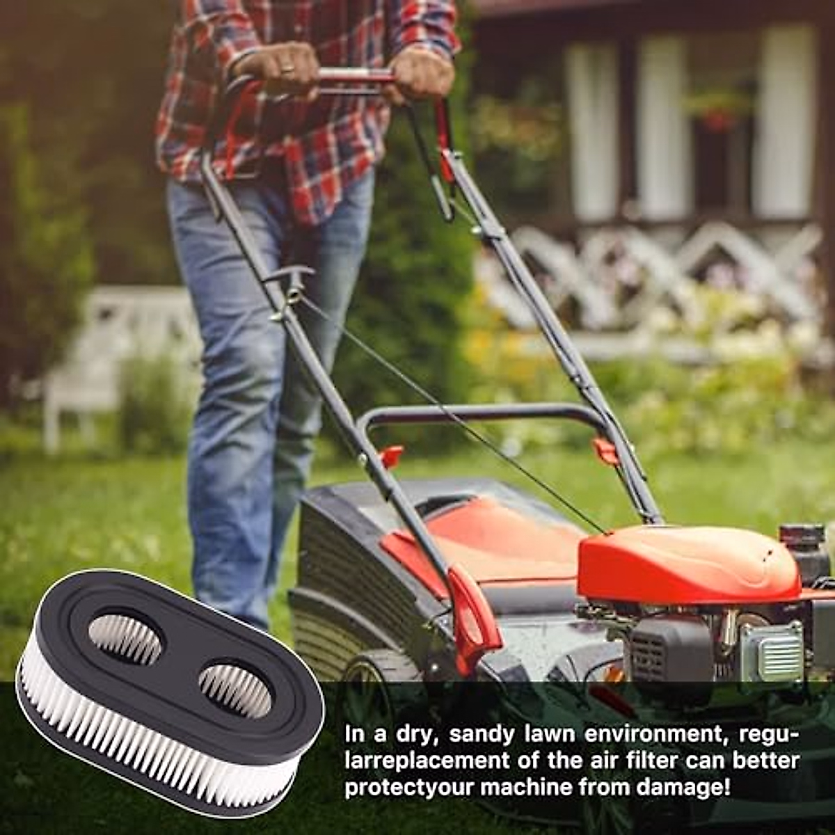 4PCS 593260 798452 334404 Air Filter Replacement Part Filter Lawn Mower Air Cleaner Series Engine 4247 5432 5432K Lawn mower Air Filter accessories for 550E 550EX 500EX 625EX 675EXI