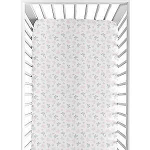 Fitted Crib Sheet for Shabby Chic Alexa Baby/Toddler Bedding - Butterfly Print…