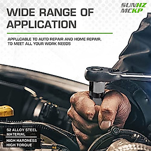 SUNHZMCKP 60-Piece Master Torx Bit Socket and External Torx Socket Set, S2 Alloy steel，E4-E24, T6-T70,TT6-TT70,TP8-TP60,The best auto repair tool