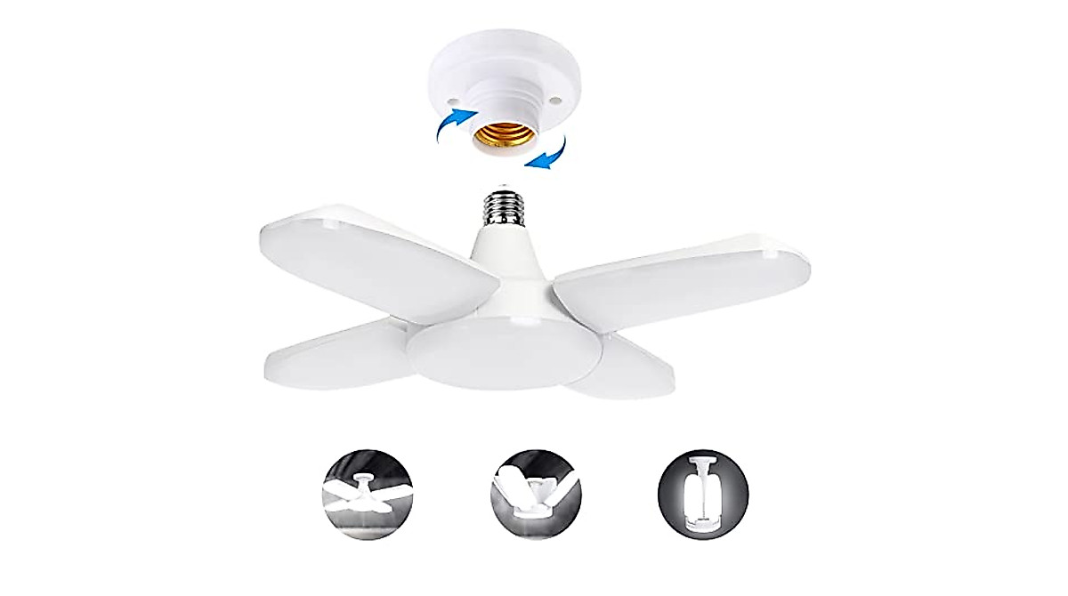 Tycolit 50W LED Transformable Ceiling Light | Bright Garage & Workshop ...
