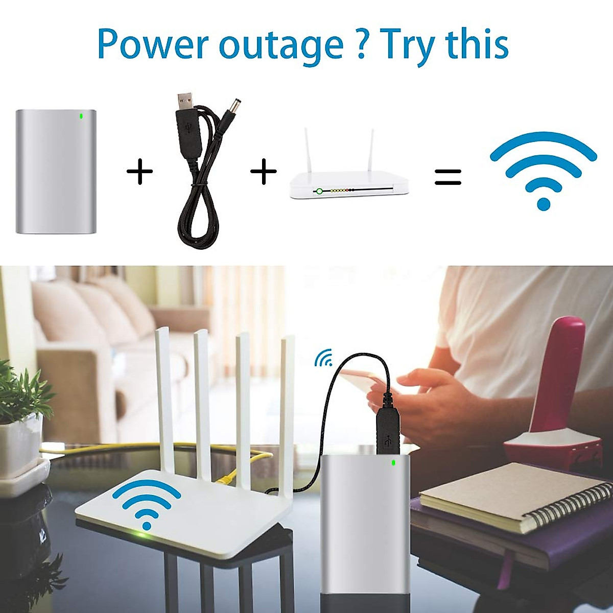 Moyina DC 5V to DC 12V USB Voltage Step Up Converter Cable,with Nylon Weave,for DC5.5mm*2.5mm,1.0M (5.5x2.5mm, Black)