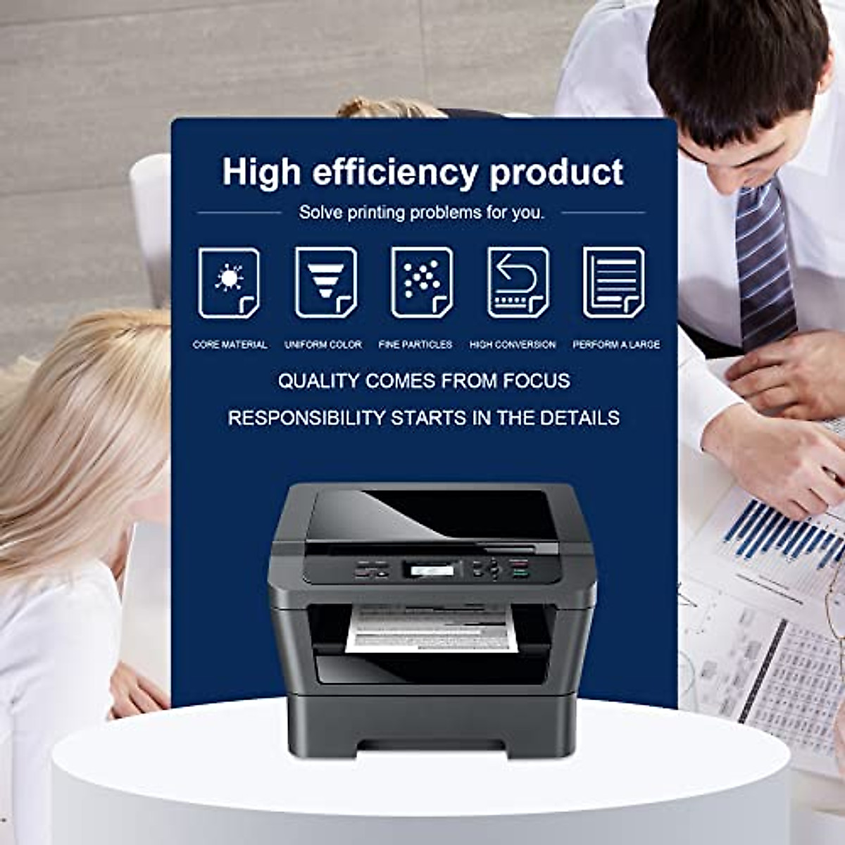 GRATLOV TN420 Toner Cartridge Compatible TN-420 Toner Replacement for Brother TN420 TN450 MFC-7365DN MFC-7460DN DCP-7060D IntelliFax-2840 HL-2275DW HL-2220 Printer | 1-Pack TN420 Toner