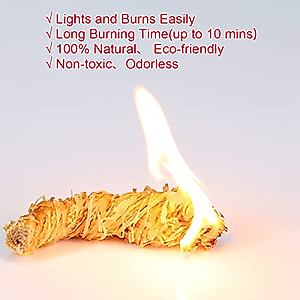Fire Starter, 108 Count Natural Fire Starters for Fireplace, Charcoal Starter, Fire Starters for Grill, Campfires, Fireplace, BBQ, Firestarters for Indoor Outdoor Fire Pit, Wood Fireplace Starters