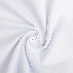 NTBAY 2 Pack 100% Brushed Microfiber 13x18 Zippered Toddler Pillowcases, Super Soft and Cozy Travel Kids Nursery Pillow Cases, 13x18 Inches, White