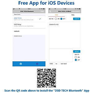 DSD TECH HM-10 Master and Slave Bluetooth 4.0 LE iBeacon Module Compatible with iPhone and iPad with 4 PIN Dupont Cable for Arduino