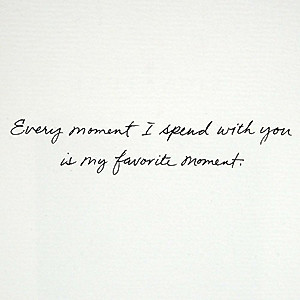 Hallmark Signature Love Card, Time Flies (Romantic Anniversary Card, Birthday Card, Sweetest Day Card)