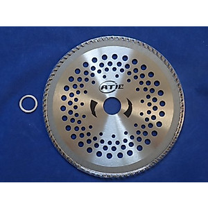 8" x 80T 8-Inch 80 Tooth Carbide Tip Circular Saw Brush Cutter Trimmer Weed Eater Blade (2 Pack)