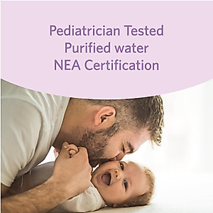 Amazon Elements Baby Wipes, Sensitive, White , 80 Count (Pack of 9) (720 Count)