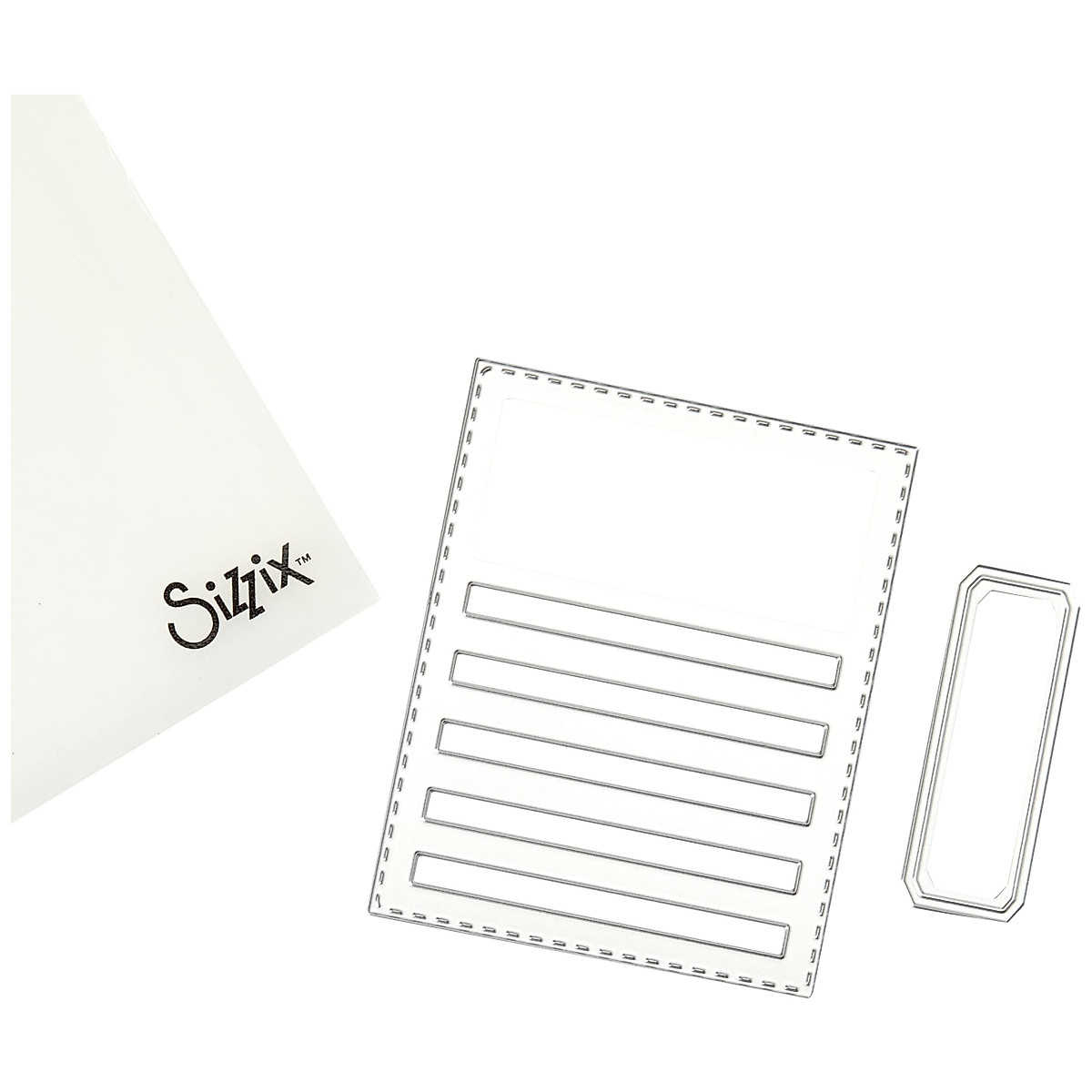 Sizzix, Multi Color, Thinlits Die Set , Stitched Slots by Tim Holtz, 2 Pack, One Size, 2 Count