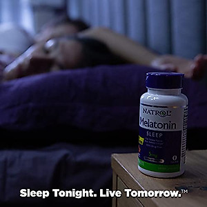 Natrol Melatonin Fast Dissolve Tablets, Helps You Fall Asleep Faster, Stay Asleep Longer, Easy to Take, Dissolve in Mouth, Strengthen Immune System, Maximum Strength, Strawberry Flavor, 10mg, 100Count