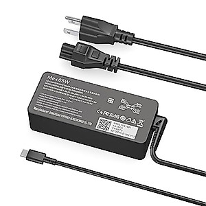65W USB C Charger for Lenovo Thinkpad/Yoga/Chromebook Laptop Computer 65W 45W USB C Fast Power Adapter