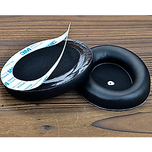 defean Replacement Ear Pads Cover Ear Cushion Compatible with Audeze Mobius/HyperX Cloud Orbit S-Gaming Headsets, Softer Leather and Velour, High-Density Noise Cancelling Foam