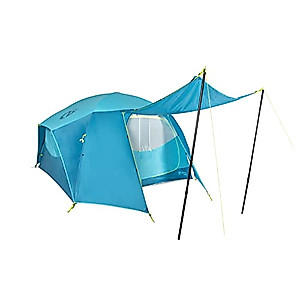 NEMO Aurora Highrise, 3 Season, Family, Car Camping Tent - 6-Person - Atoll/Oasis