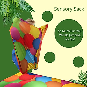 Dr Squish Sensory Sock - Bag - Sack - Washable - Body Pod - Comfortable Blanket - Blankets & Throws - Full Body wrap - Self Soothing - Wearable Blanket for Kids (3-5 years, 40 x 27 Inch)