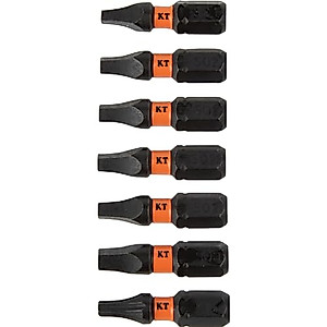 Klein Tools 33801 Impact Driver Bit Set with Magnetic Nut Drivers, ProFlex S2 Steel Phillips, Slotted, Square, TORX Bits with Case, MODBox Compatible, 40-Piece
