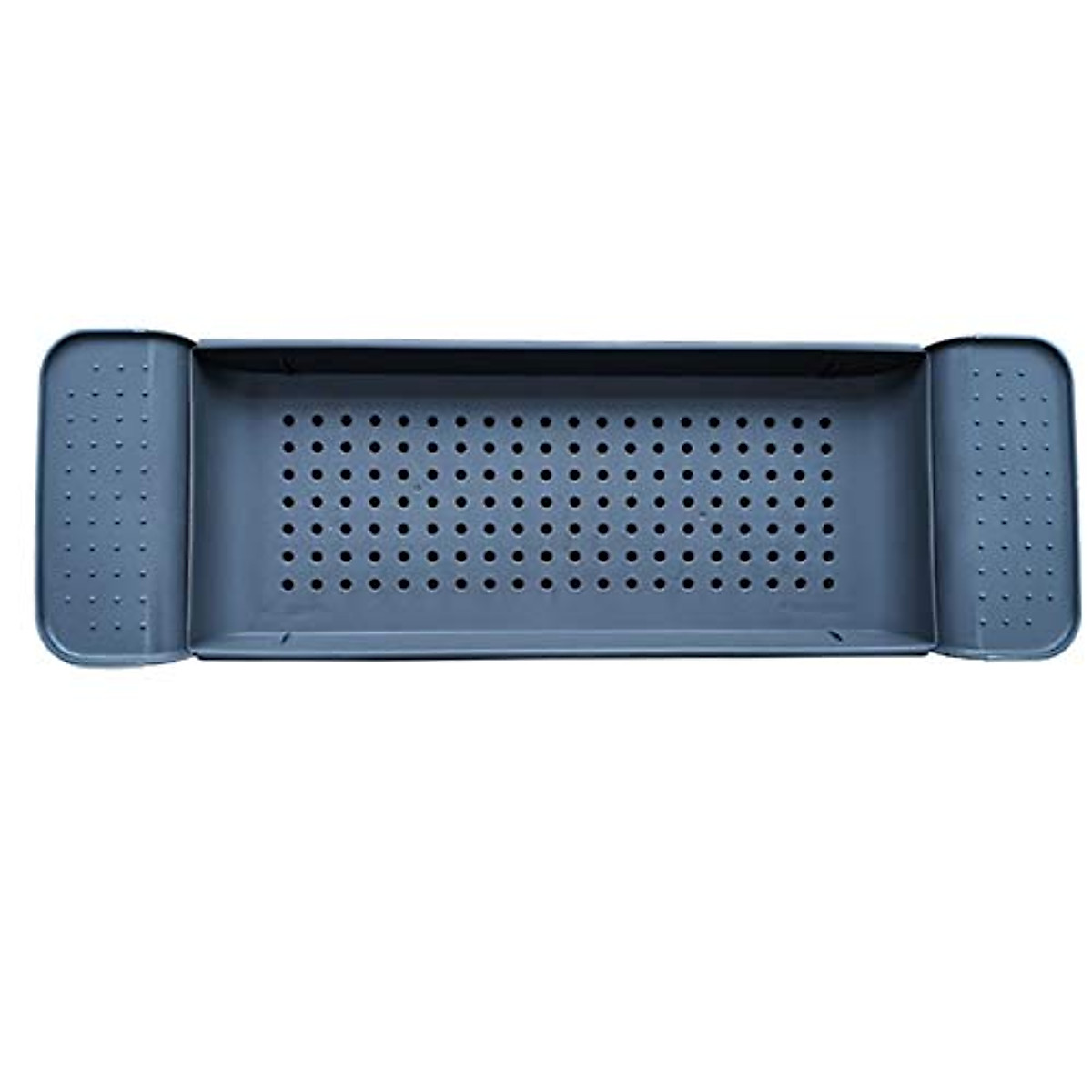 BESPORTBLE Expandable Bath Shelf Non Slip Grip Bath Tubs Shelf Adjustable Plastic Bathtub Caddy Bathtub Tray Over The Clawfoot Tub Rack for for Kitchen Bathroom Toilet White