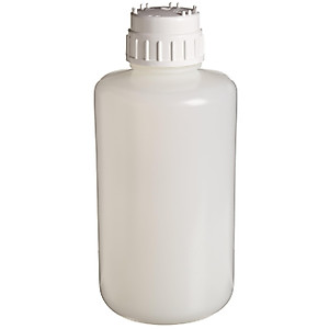 Nalgene 2125-2000 Heavy-Duty Bottle, HDPE, 2000mL (Pack of 2)