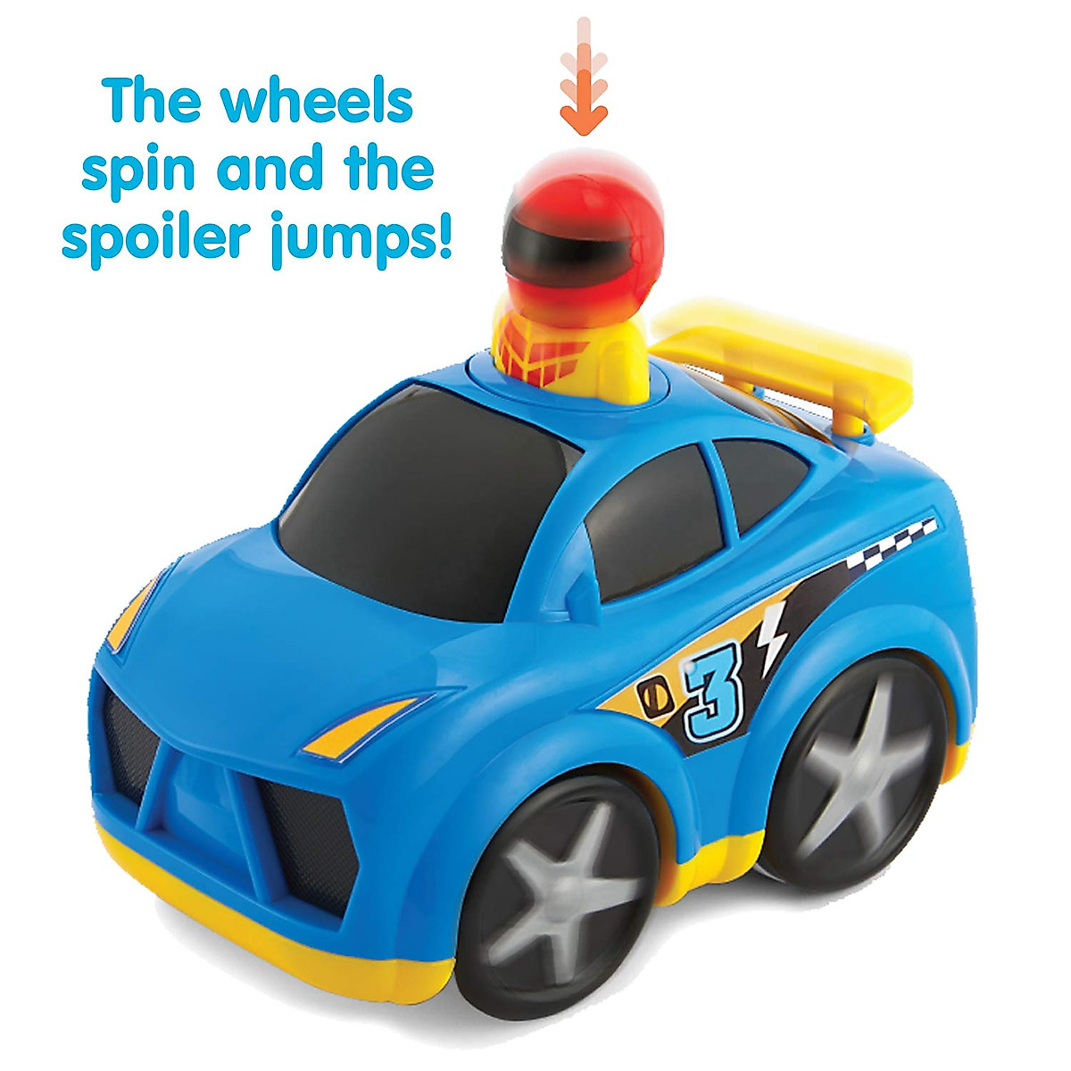 Kidoozie Press 'N Zoom Race Car