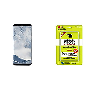 Samsung Galaxy S8 Plus 64GB Arctic Silver Straight Talk Verizon