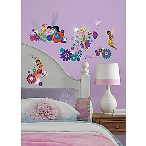 RoomMates RMK2588SCS Best Disney Fairy Friends Peel and Stick Wall Decals