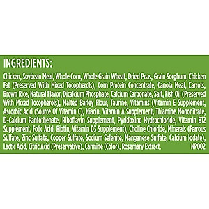 Rachael Ray Nutrish Premium Natural Dry Dog Food, Real Chicken & Veggies Recipe, 6 Pounds (Packaging May Vary)