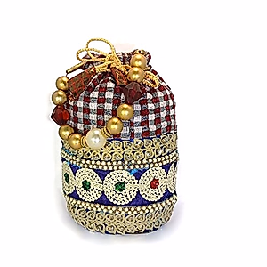 New Women Multicolor Potli Bag Embroidered Party Dress Wedding style15