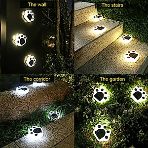 ZHURGN Solar Garden Lights Waterproof Outdoor Solar Lamp Home Garden Walkway Lighting Solar Deck Lights Balcony Patio Pathway Lighting (Color : 1pcs, Light Color : White)