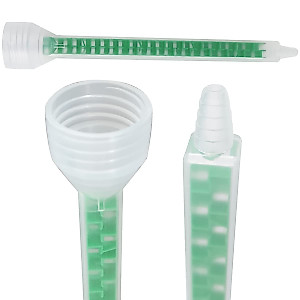 Epoxy Mixing Nozzle Static Mixing Nozzle Adhesive Cartridges Tip Mixer Nozzles (1:1/1:2ratio) 24 Element,10Pieces