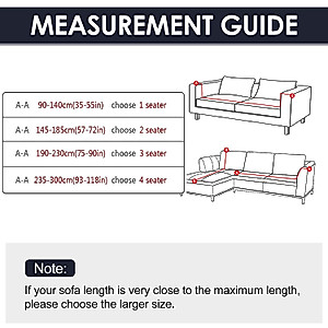 IMYOGI High Stretch Sofa Covers Combination Sofa 2 Pieces Stretch L Shape Sofa Slipcover Spandex Non Slip Furniture Protector for Kids & Pets -Navy Blue-4 Seater + 4 Seater