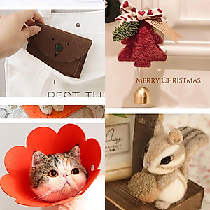 Felt Fabric Sheets 8 x 12 Inches, 21 PCS Brown Felt Sheets for Crafts, Assorted Colors Felt Sheets Bulk, Soft Felt Sheets Felt Paper for Sewing Needle Felting Patchwork Embroidery Party Decoration