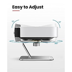 Anker Nebula Solar Portable 1080p Projector with Nebula Desktop Stand for Projectors, 360° and Height Adjustment