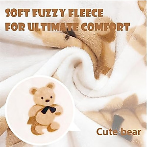 V.&GRIN Girl Zip up Hoodie Sweatshirt Soft Fuzzy Fleece Jacket with Pocket for Girls 5-16 Years(Little Bear10-12)