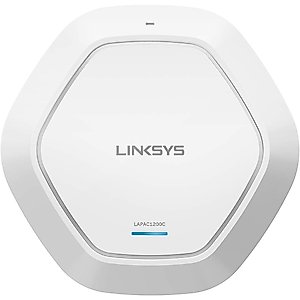 Linksys LAPAC1200C AC1200 Wireless Access Point for Business (Cloud Management PoE WiFi Access Point),White