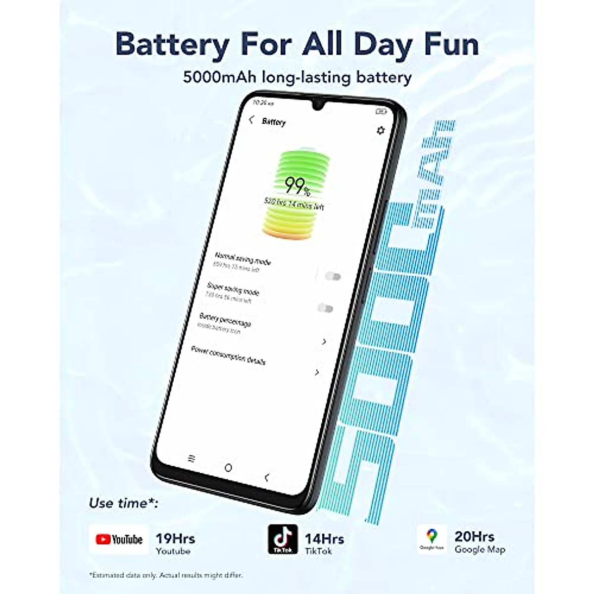 TCL 40XL 2023 Unlocked Cell Phone 6GB + 256GB, 6.75 inch 90Hz Display Mobile Phone, Smartphone Android 13, 50MP AI Camera, 5000 mAh, 4G LTE, US Version, Dark Gray