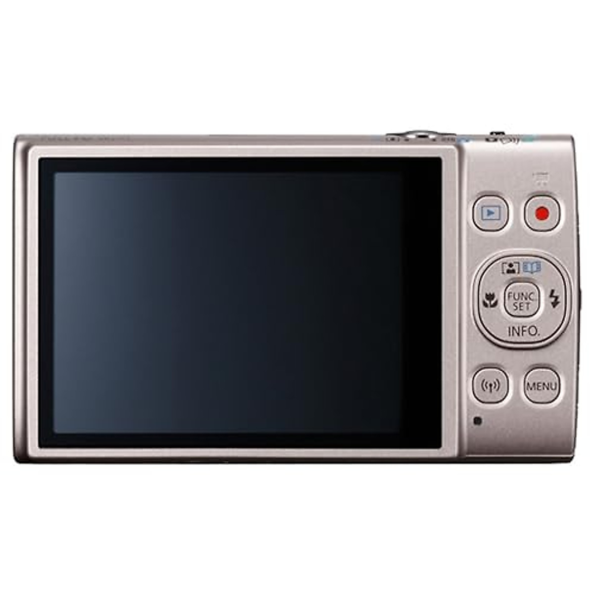 Canon PowerShot IXY 650 (ELPH 360) HS Digital Camera (Silver) + 128GB Extreme PRO Memory + Case, Grip, Software Pack (Essential Bundle) (Renewed), Black