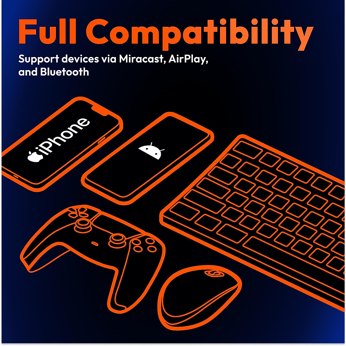 VITURE One Neckband, Official Partner of PSPlay & XBXPlay, 128GB Storage, Remote Play, Cloud Gaming, App Store, Stream on Game Consoles, Support Miracast, Bluetooth (Jet Black)