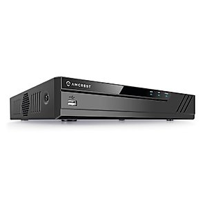 Amcrest NV4108 1080p (8CH 1080p/3MP/4MP/5MP) Network Video Recorder - Supports up to 8 x 1080p (2.1MP) WiFi IP Cameras @ 30fps Realtime, Supports up to 4TB HDD (Not Included) (No Built-in WiFi)