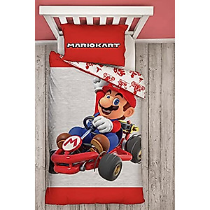 Nintendo Mario Closeup Single Duvet Cover Set