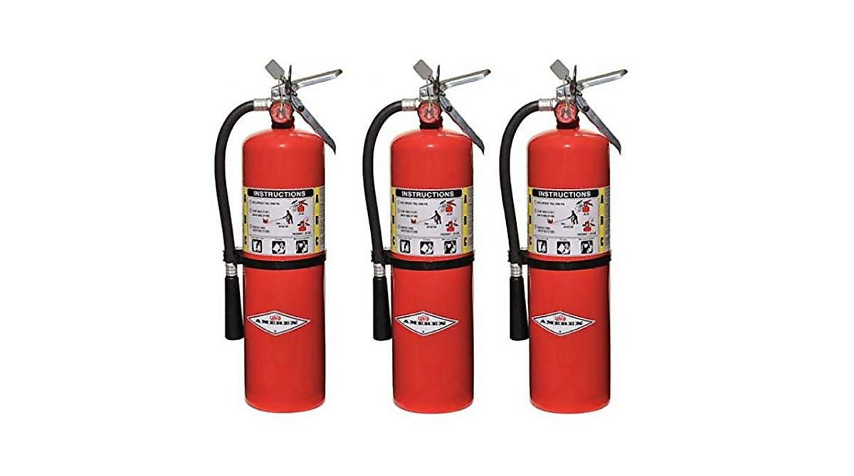 Amerex 10lb ABC Fire Extinguisher - Multi-Purpose & Easy to Maintain