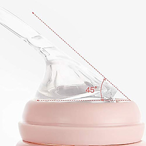 POTATO Baby Bottles PPSU Baby Feeding Bottle 10 oz Anti-Colic Bottles with Silicone Nipples Breastfeeding Bottles for Babies & Toddlers - Pink