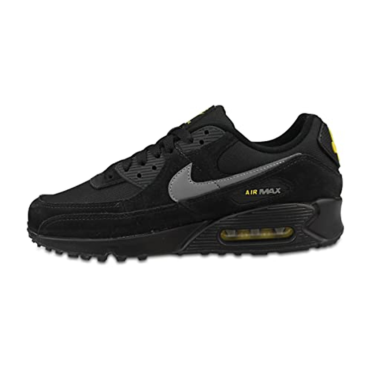 Nike Air Max 90 Men's Black Yellow Double Swoosh DO6706-001