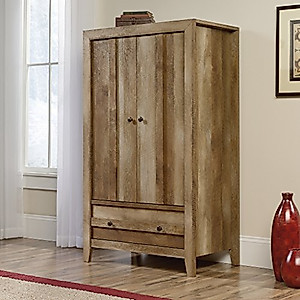 Sauder Dakota Pass Armoire, Craftsman Oak finish