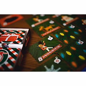 Holly Jolly , Christmas Themed Family Card Game , Collect Presents Ornaments & Stockings - 25th Century Games