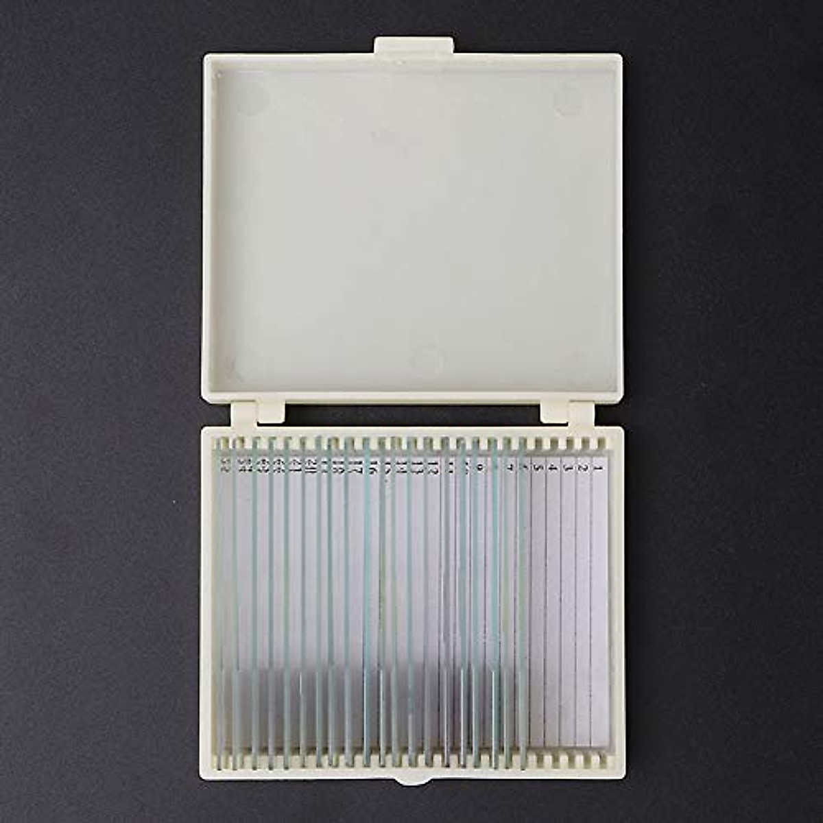 20 Slides Of Biology And Pathology Prepared Microbiological Bacterial Specimens Microscope Slide Set with Plastic Box
