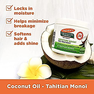 Palmers Coconut Oil Moisture Gro Hairdress Jar 5.25 Ounce (155ml) (Value Pack of 2)