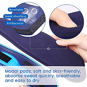 Velpeau Ankle Support Brace for Men & Women, Ankle Stabilizer, Stirrup Splint for Sprains, Tendonitis, Volleyball, Basketball, Sprained Ankle, Reversible Left & Right Foots, One Size(Foam Pad, Blue)