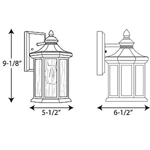 Progress Lighting P6071-31 Edition Outdoor, 7", Black