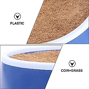 YARDWE 2pcs Handwoven Pigeon Nesting Bowls Pigeon Doves for Pigeon Dwarf Rabbit Gerbil Chinchillas Parakeet Guinea Pigs