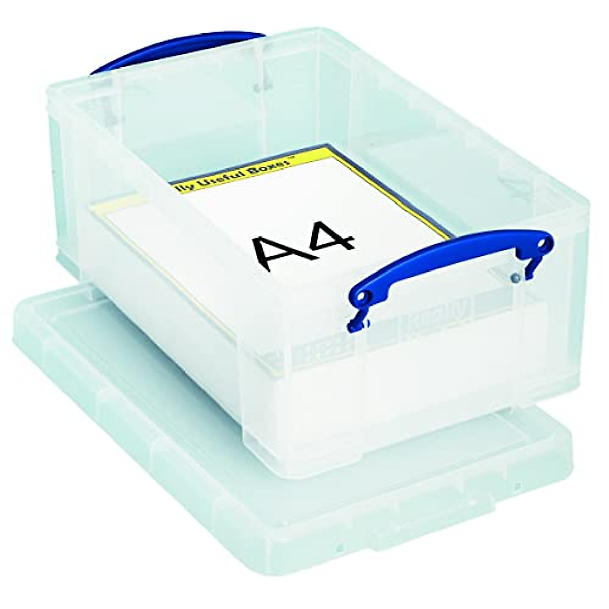 Really Useful Plastic Storage Box 9 Litre Clear
